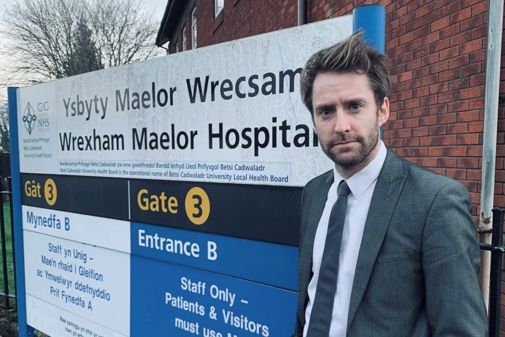 Sam Rowlands MS supports new state of the art gym at Wrexham Maelor ...