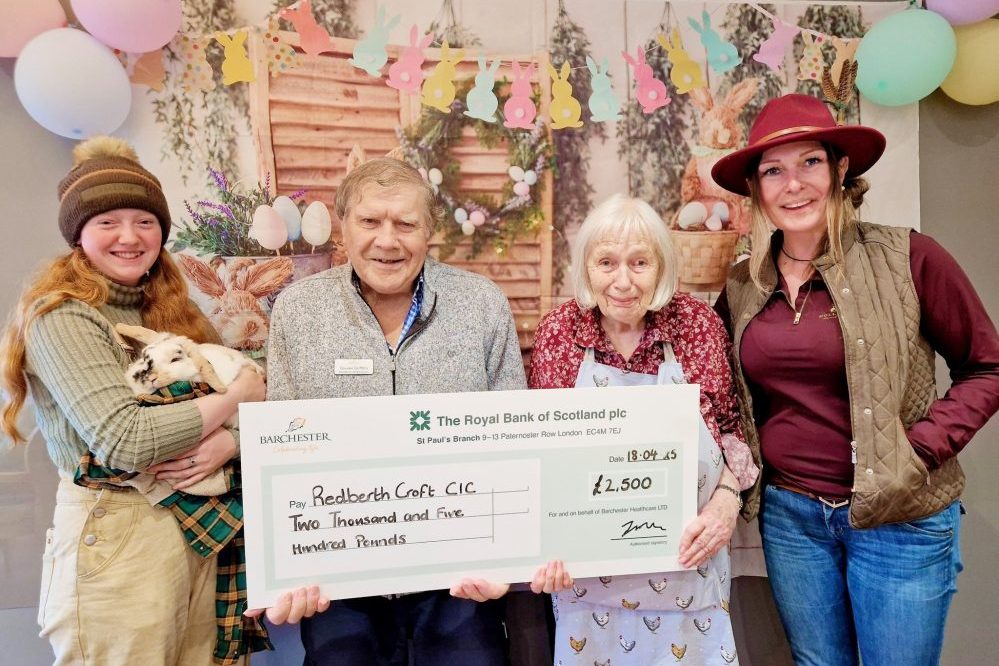 Plas Y Dderwen Care Home supports local charity with £2,500 grant for ...