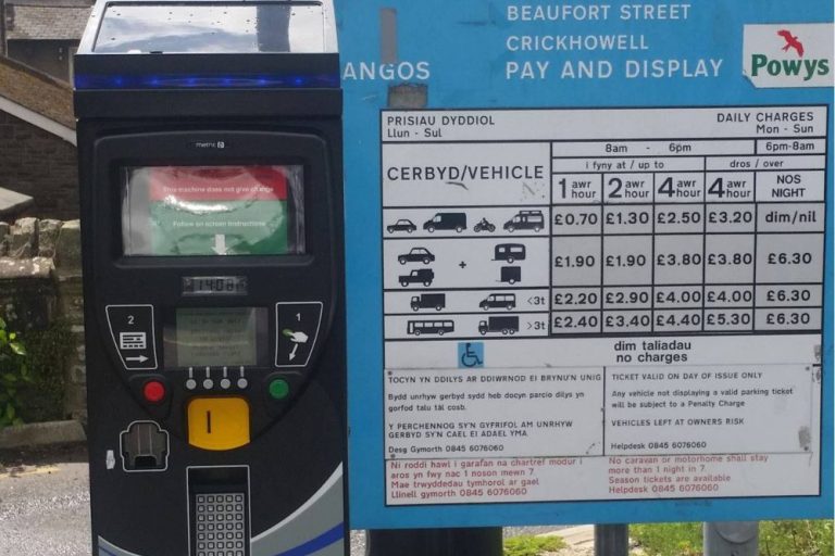 New Powys parking charges from 1 August 2025 - Herald.Wales