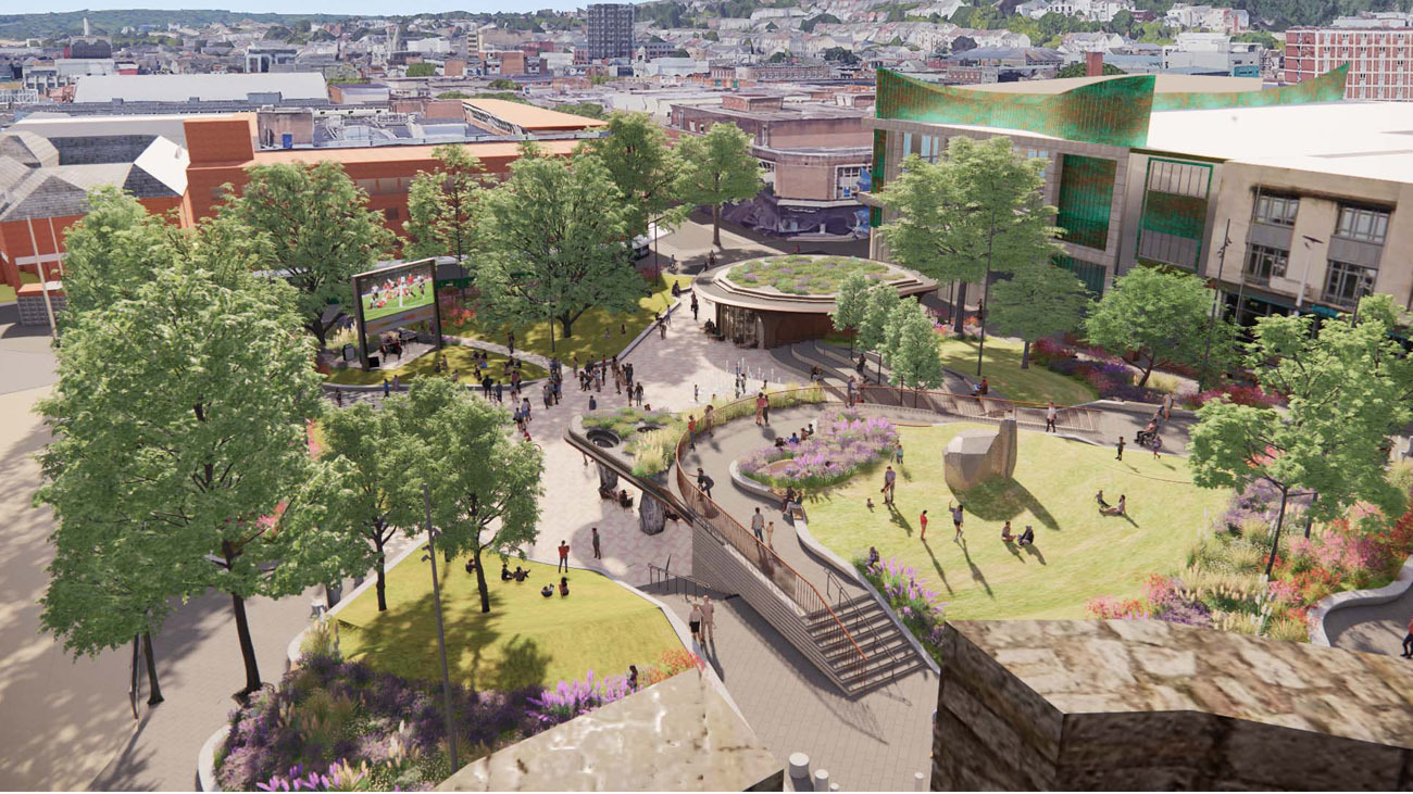 Swansea's Castle Square transformation set to begin - Herald.Wales