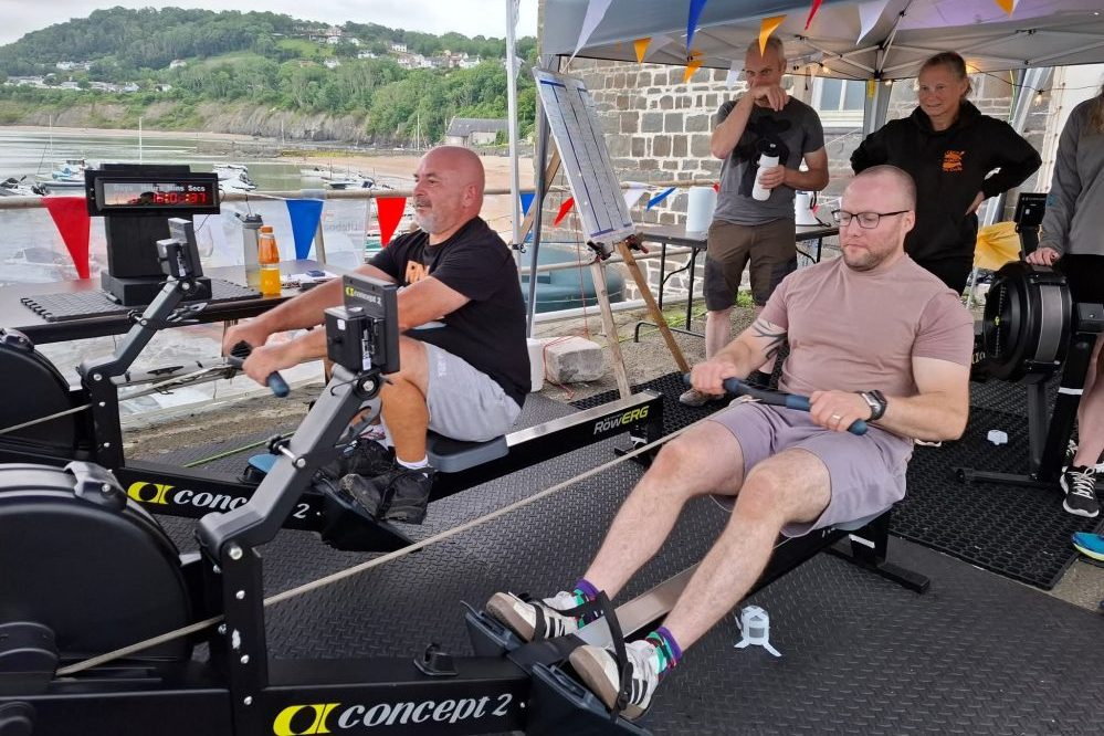 24-hour rowathon raises over £2,000 for New Quay RNLI - Herald.Wales