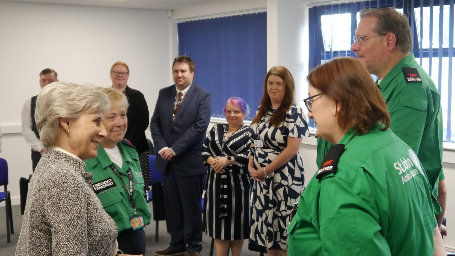 HRH The Duchess of Gloucester officially re-opens St John Ambulance Cymru’s refurbished ...