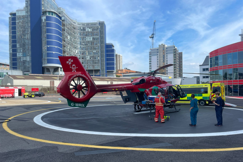 One of the world’s busiest heliports helps Wales Air Ambulance save ...