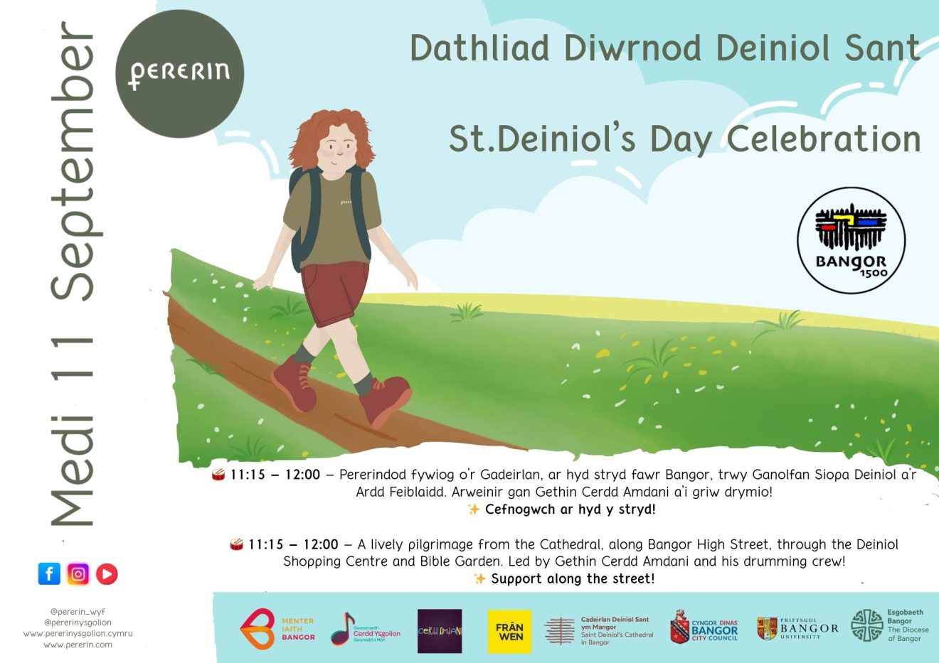Bangor school children to mark St Deiniol's Daywith city centre ...