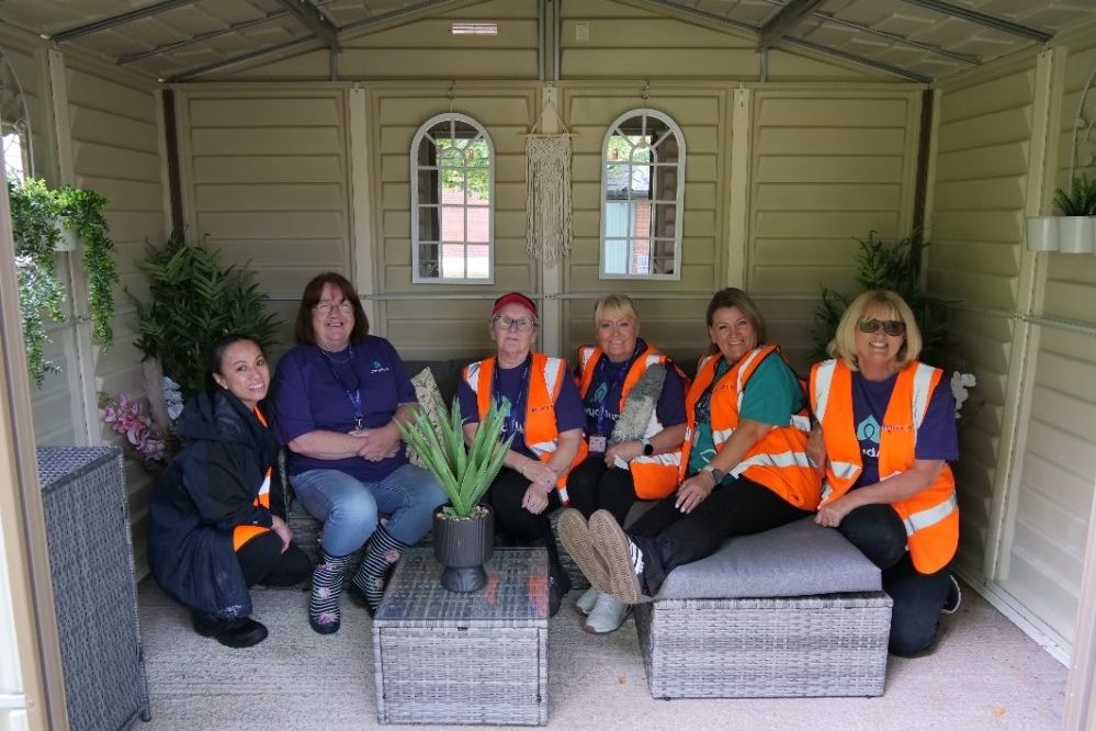 New Outdoor Wellbeing Room for Ruthin Care Home - Herald.Wales