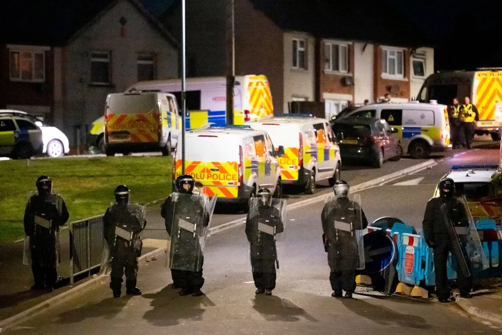 Eight on trial over Ely riot as court hears officer engulfed in flames ...