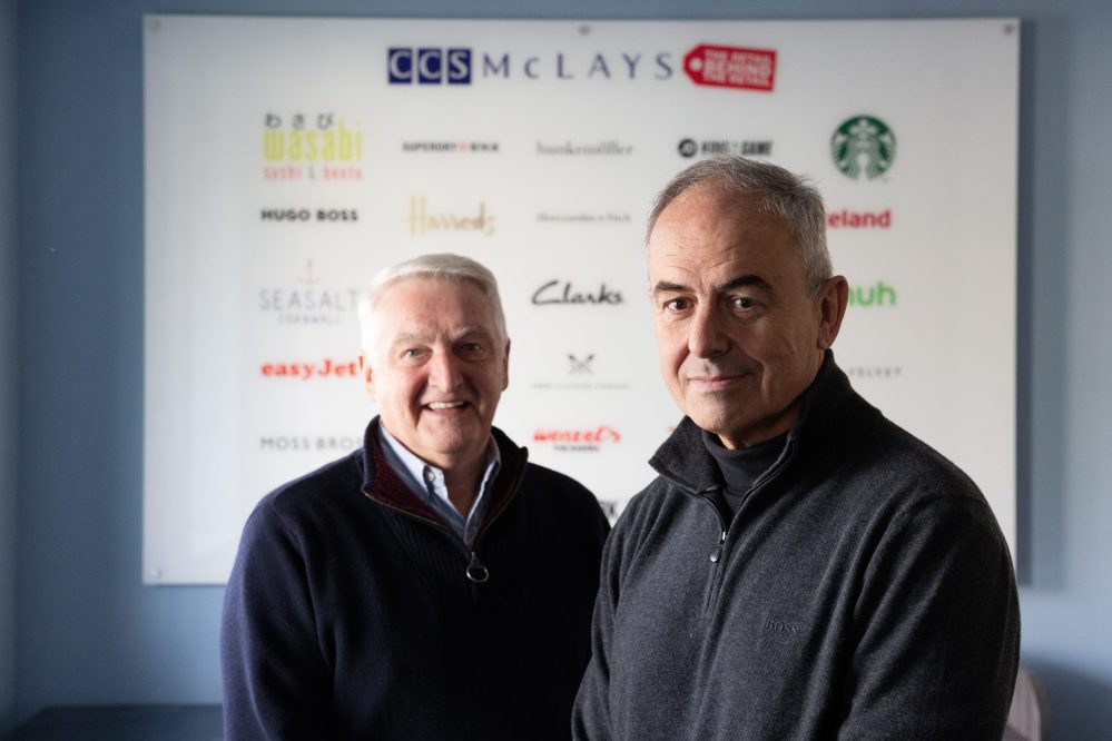 Ian Hall CEO at CCS McLays and Mike Thompson Finance Director at CCS ...