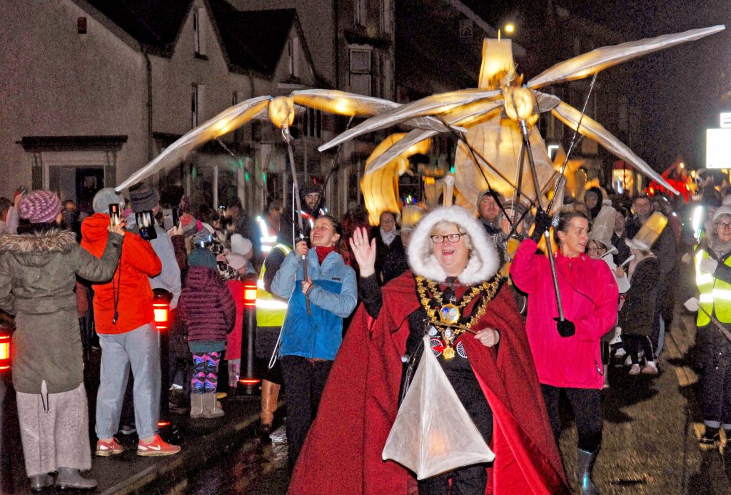 Giant Lantern Parade brings light and colour to storm-hit Cardigan ...
