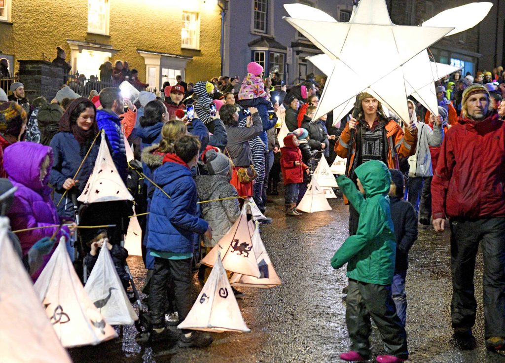 Giant Lantern Parade brings light and colour to storm-hit Cardigan ...