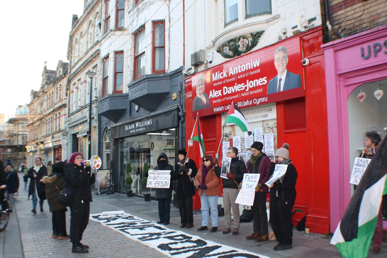 Pro-Palestine protest in Pontypridd calls for urgent action on hunger ...