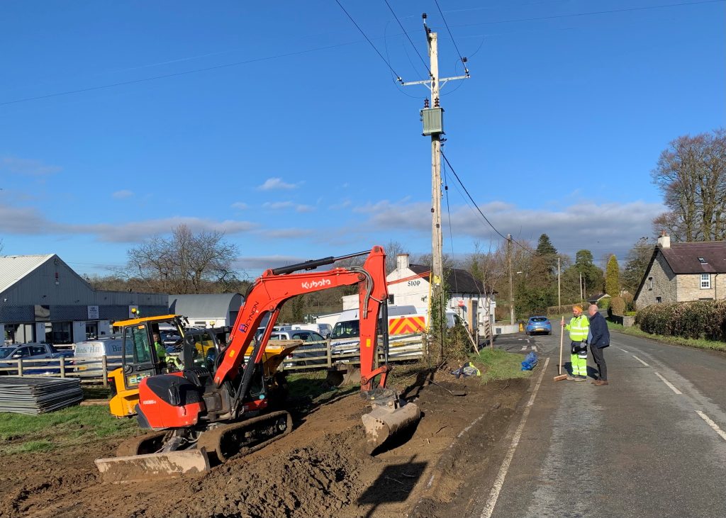 Building work starts for brand-new Dryslwyn Post Office, Shop and Café ...