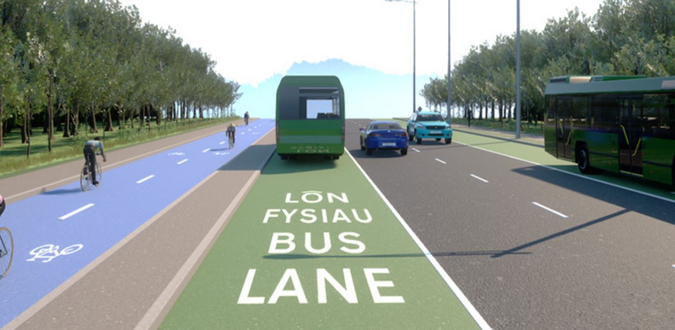 A48 redesign will give region 'more transport options', minister says ...