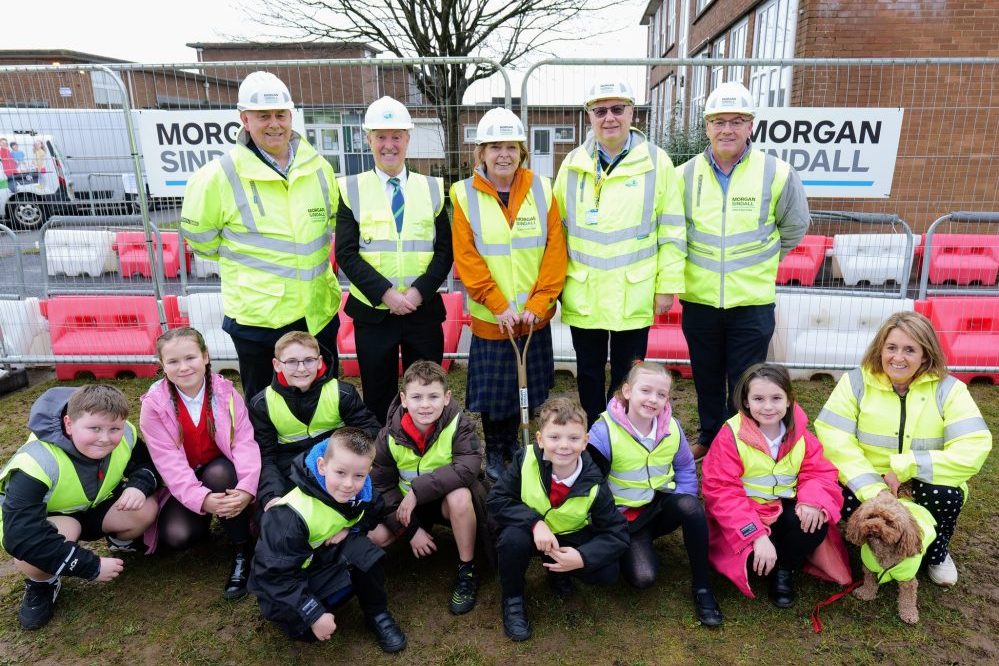 Work begins on New Ysgol Gynradd Gymraeg Rhosafan in Sandfields, Port ...