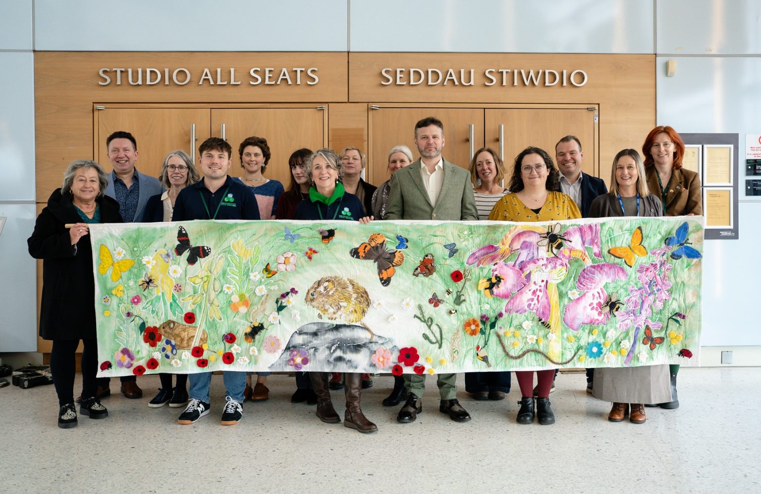 70-metre BioTapestry artwork brings Gwent’s natural world to life ...