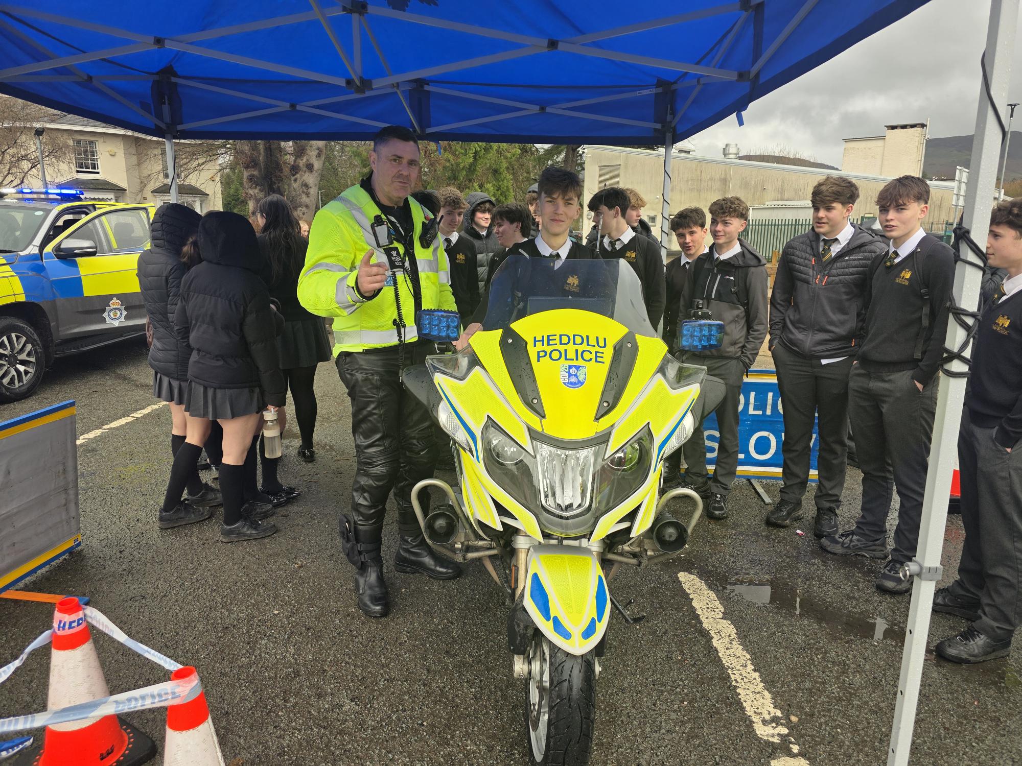 Road safety event at Ruthin school highlights dangers facing young ...