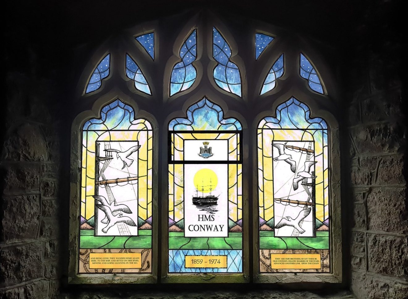 HMS Conway memorial window to be unveiled at Anglesey church - Herald.Wales
