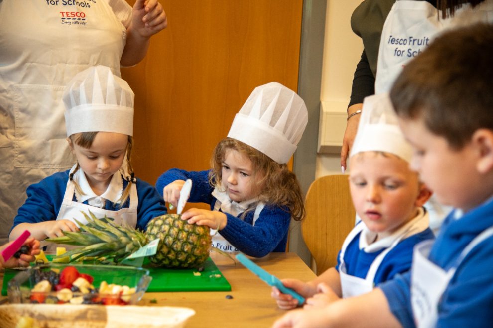 Tesco Free Fruit & Veg for Schools inspires creative cooking workshops ...